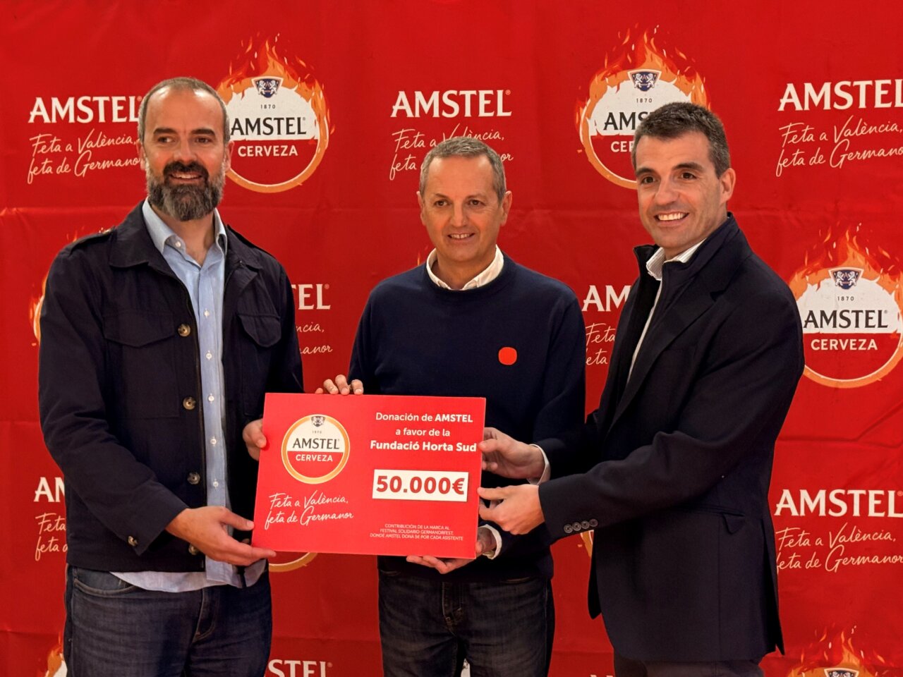 Amstel entrega 50.000 euros a la Fundación Horta Sud tras el ...